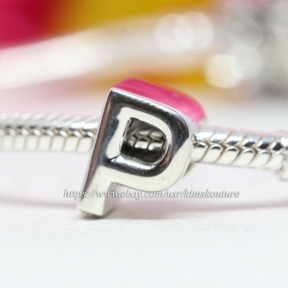 Pandora | Jewelry | Pandora Letter P Alphabet Reversible Bead Charm ...